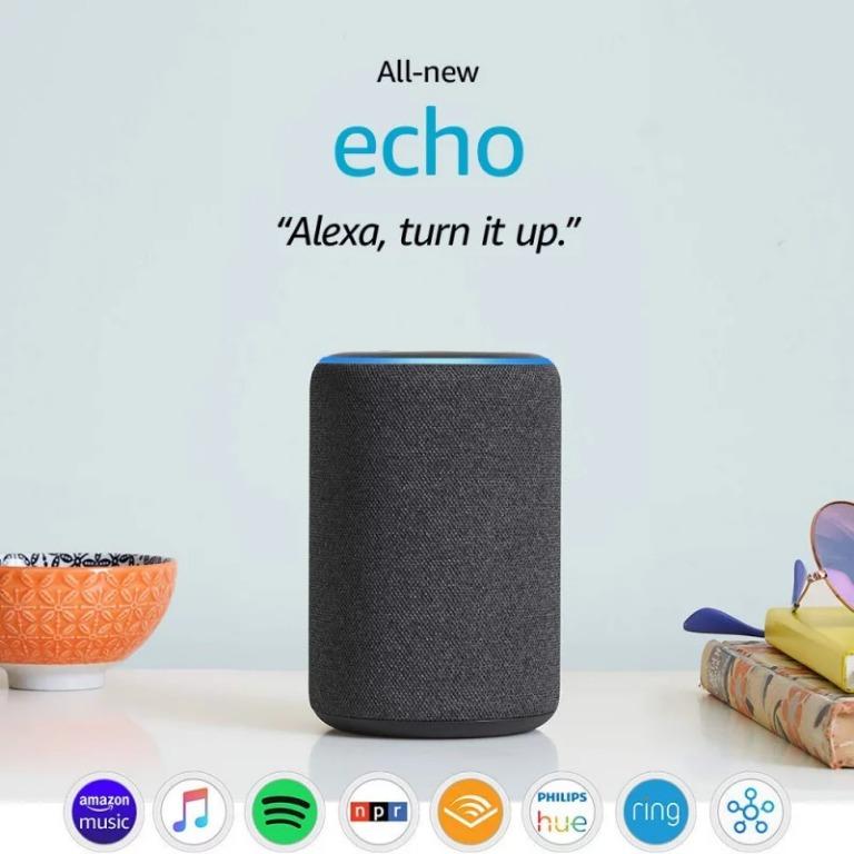 (美版) Amazon Echo 3rd Gen 智能喇叭 (平行進口), 手提電話, 平板電腦, 平板電腦 - iPad - Carousell