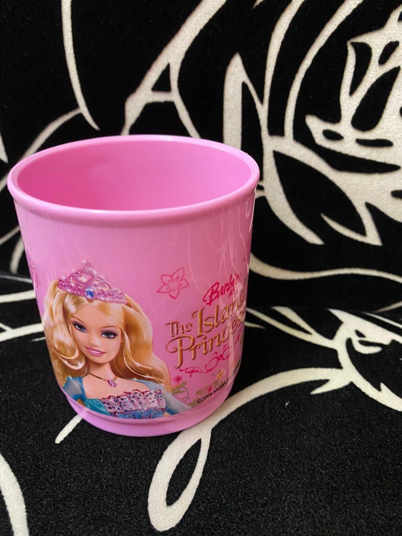 Barbie pink cup, Babies & Kids, Babies & Kids Fashion on Carousell