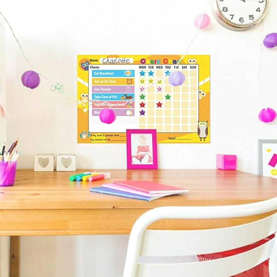 *In Stock* BN Pack of 16 Chores Responsibilities Rewards Chart for Kids ...