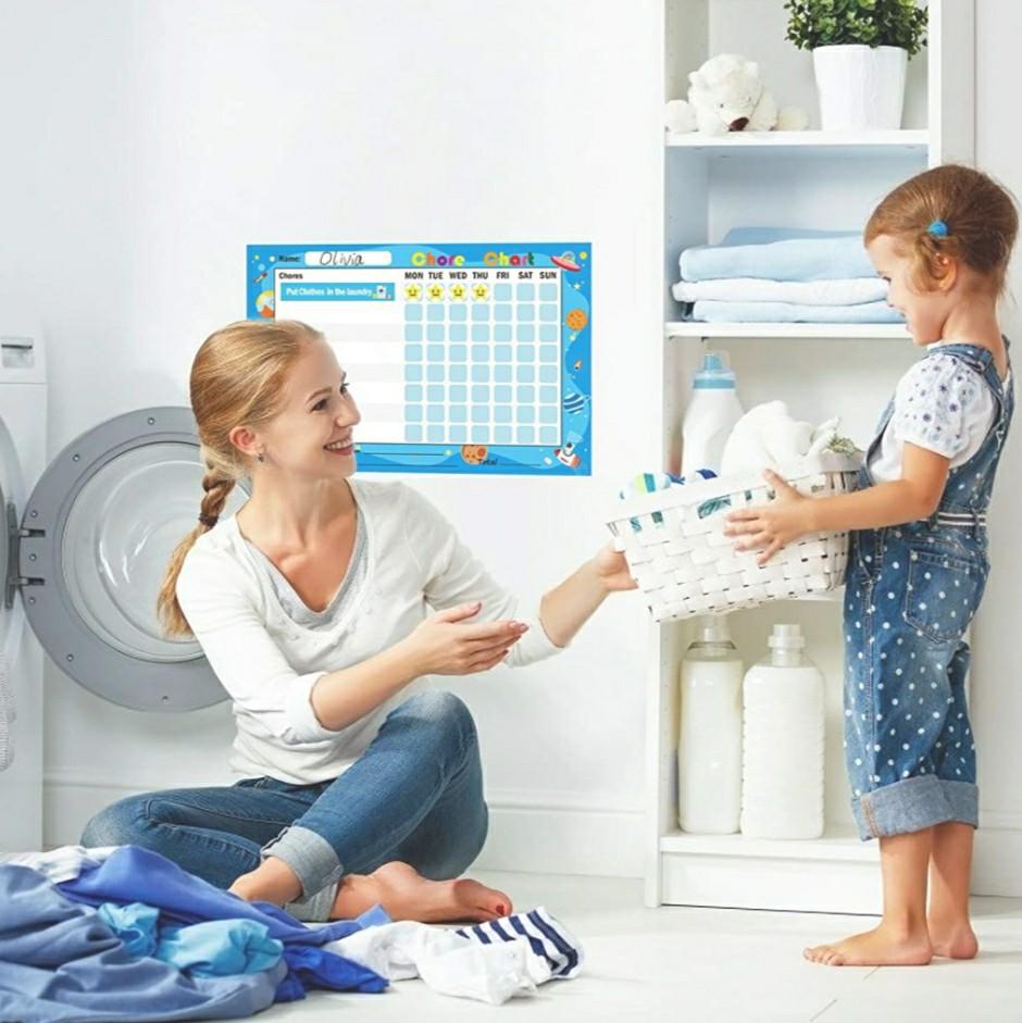 *In Stock* BN Pack of 16 Chores Responsibilities Rewards Chart for Kids ...
