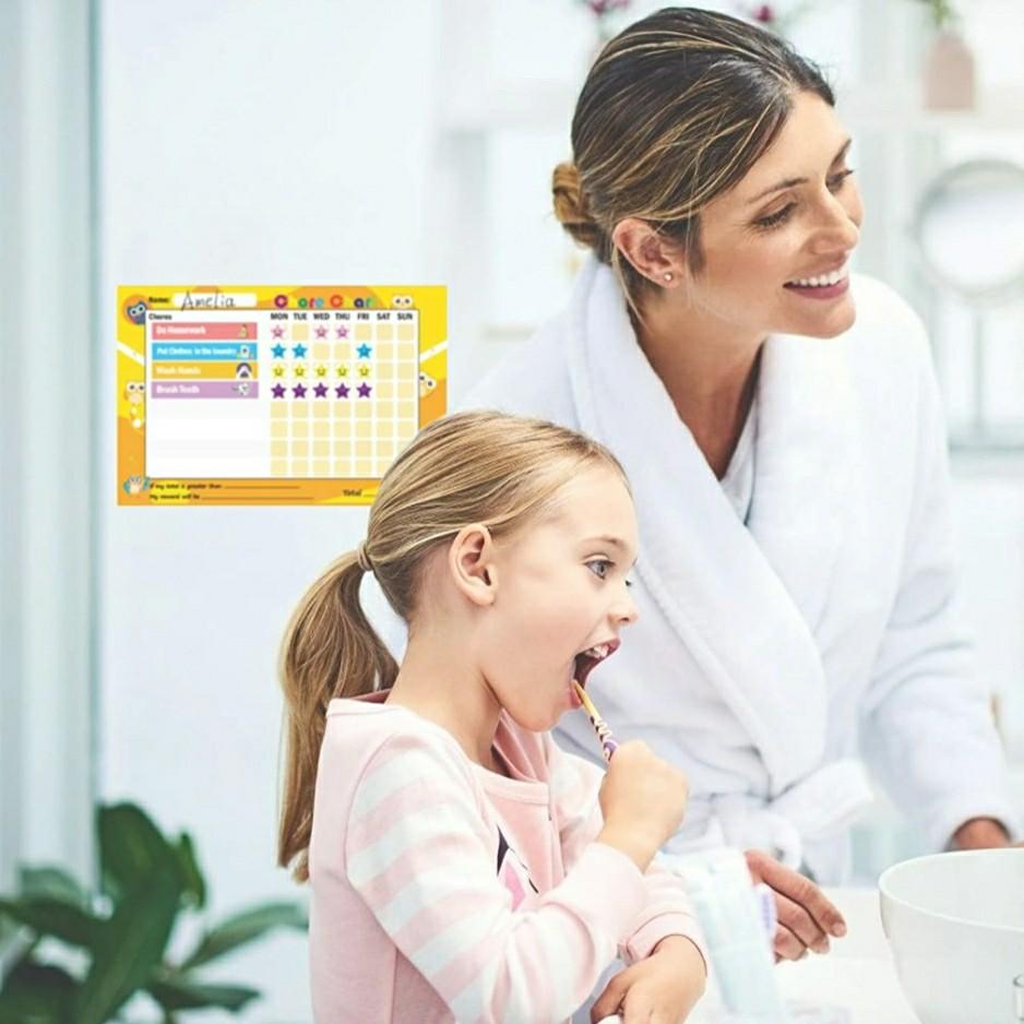 *In Stock* BN Pack of 16 Chores Responsibilities Rewards Chart for Kids ...