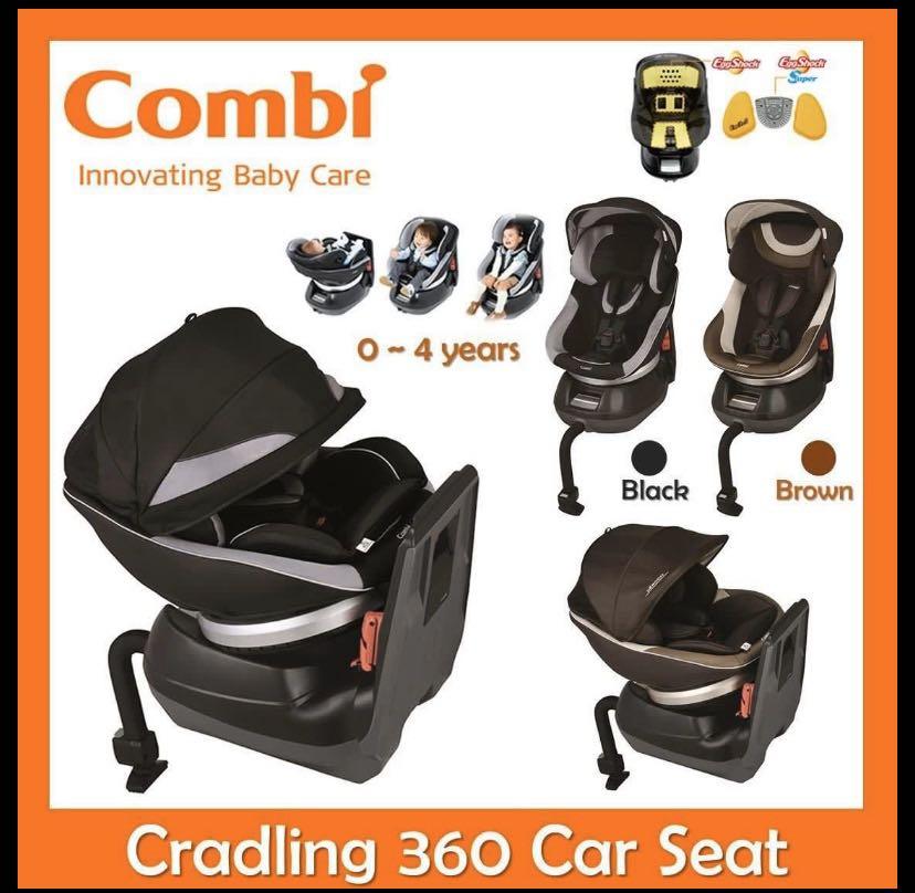 combi cradling 360 revolving car seat (Non Isofix), Babies & Kids, Going Out, Car Seats on Carousell