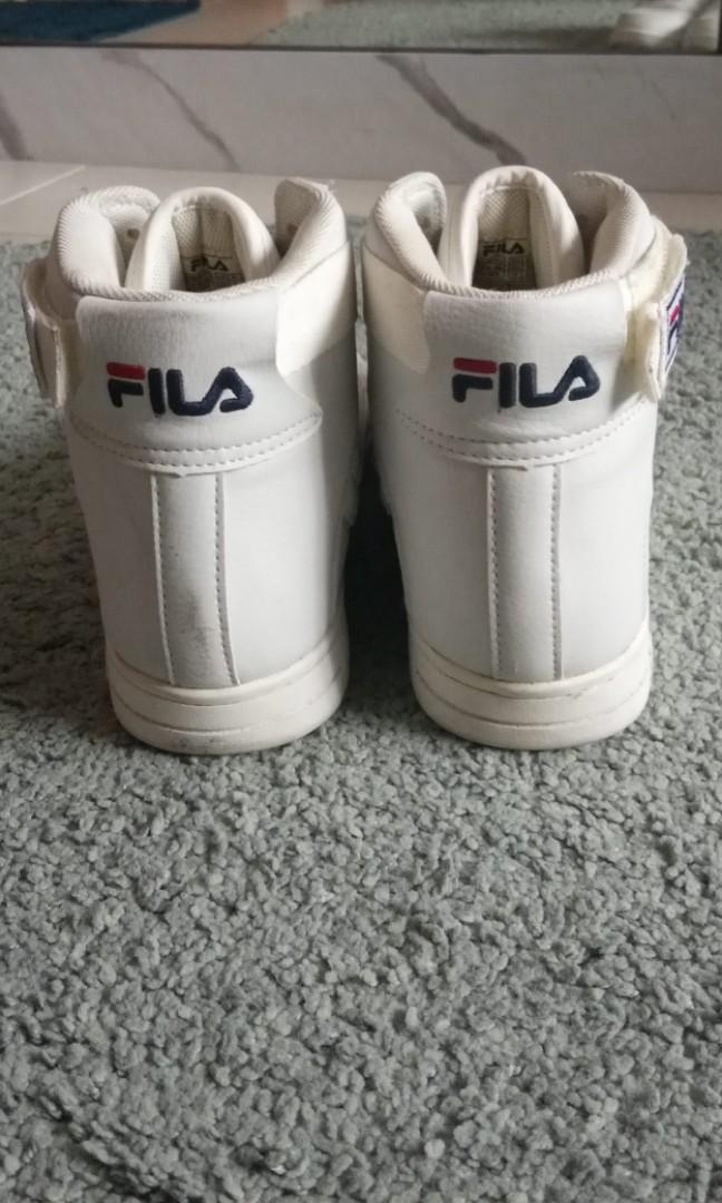 Fila High Cut, Women's Fashion, Footwear, Sneakers on Carousell