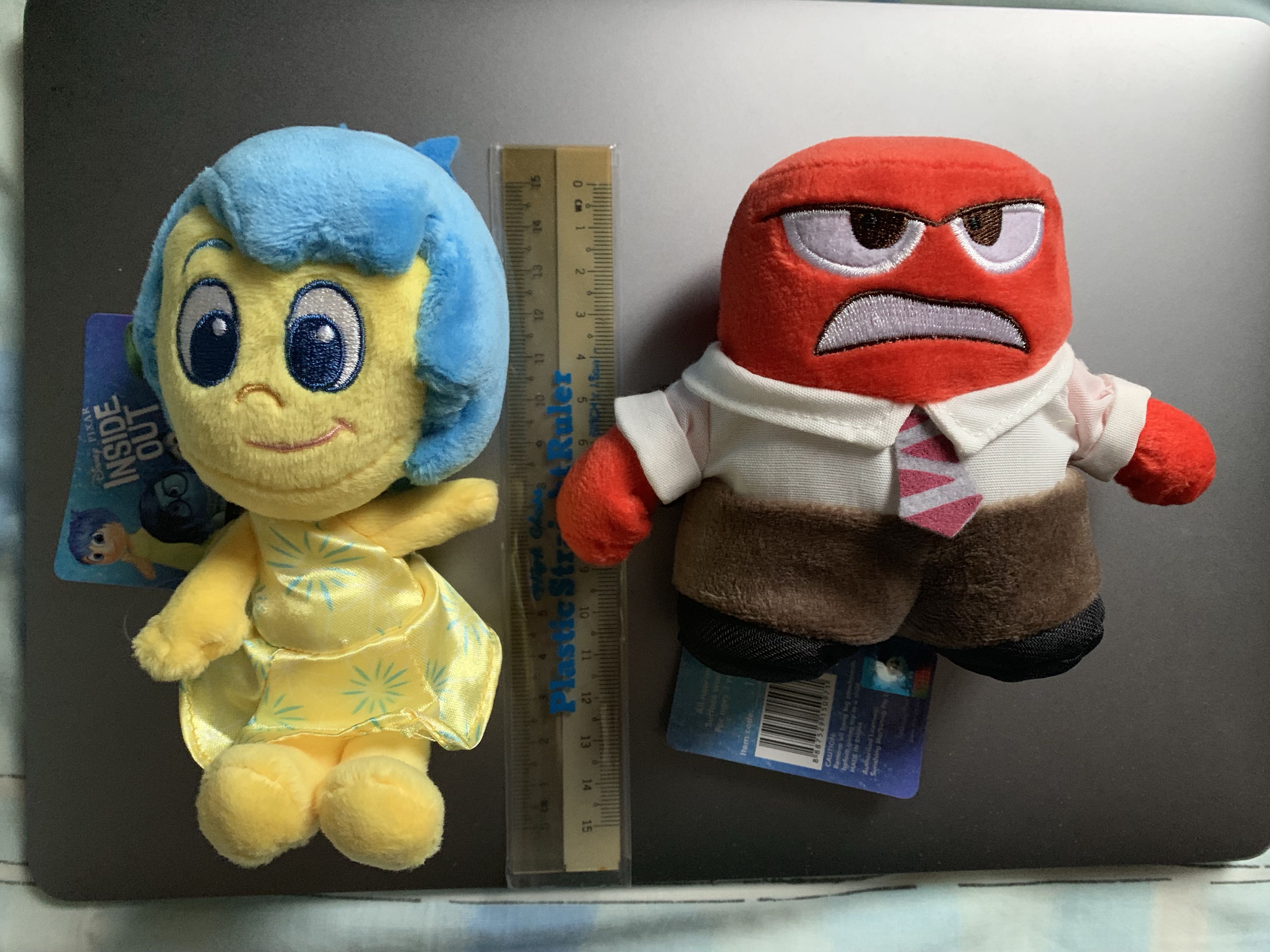 Inside Out plush - Joy / Anger, Hobbies & Toys, Toys & Games on Carousell