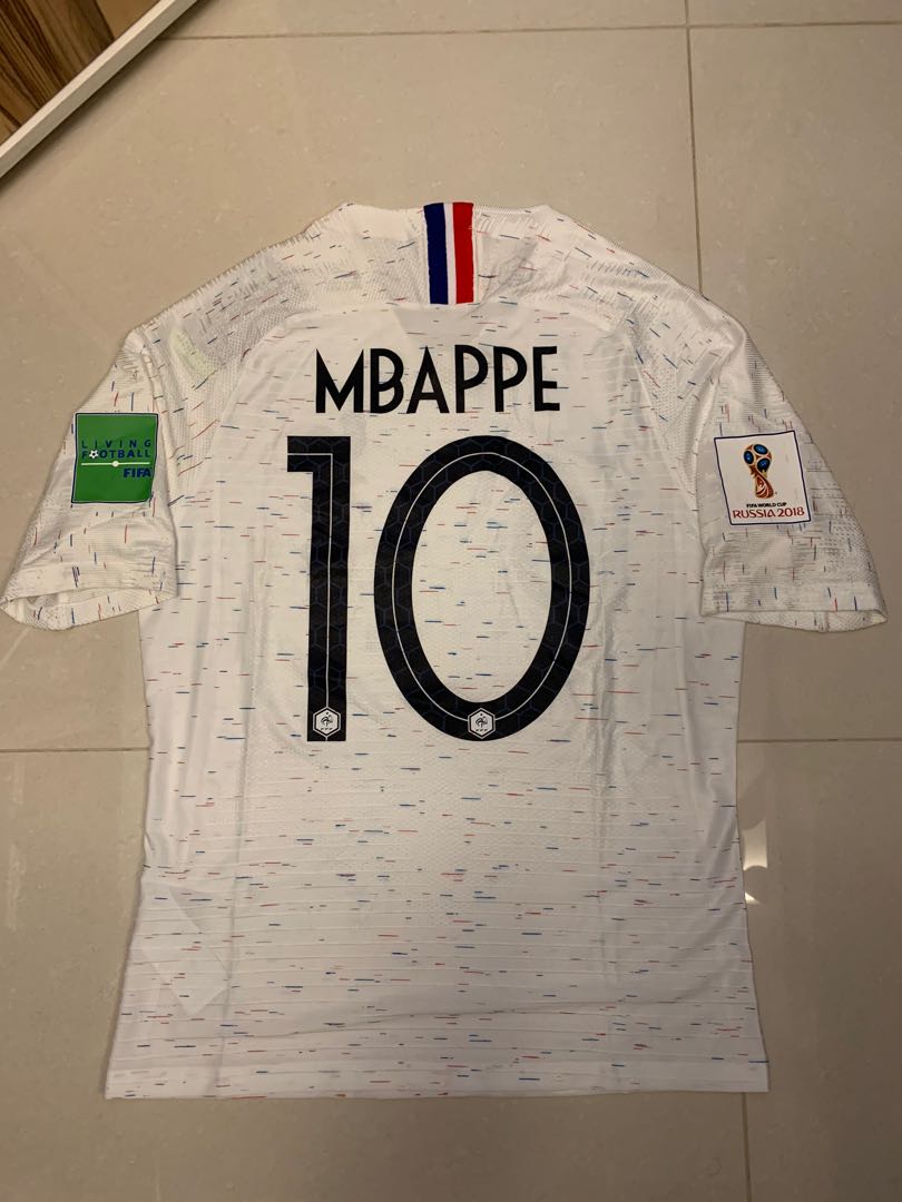 [INSTOCK] *BNWT* France One Star Away Kit Mbappe Nameset Player Version ...