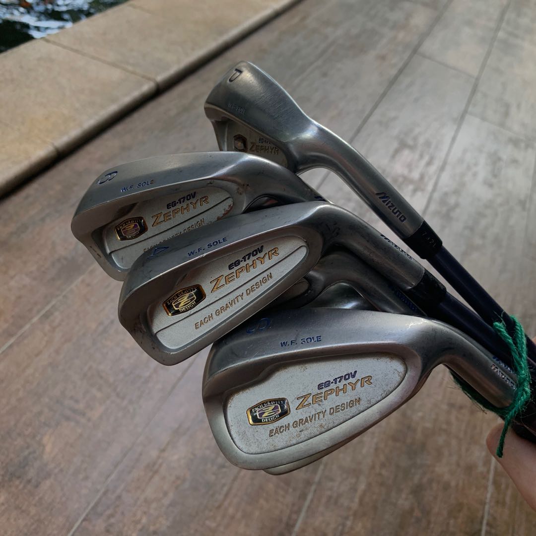 Mizuno Zephyr Clubs, Sports Equipment, Sports & Games, Golf on Carousell