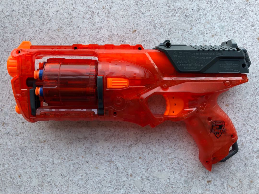 NERF N-Strike Revolver 特別版, 興趣及遊戲, 玩具 & 遊戲類 - Carousell