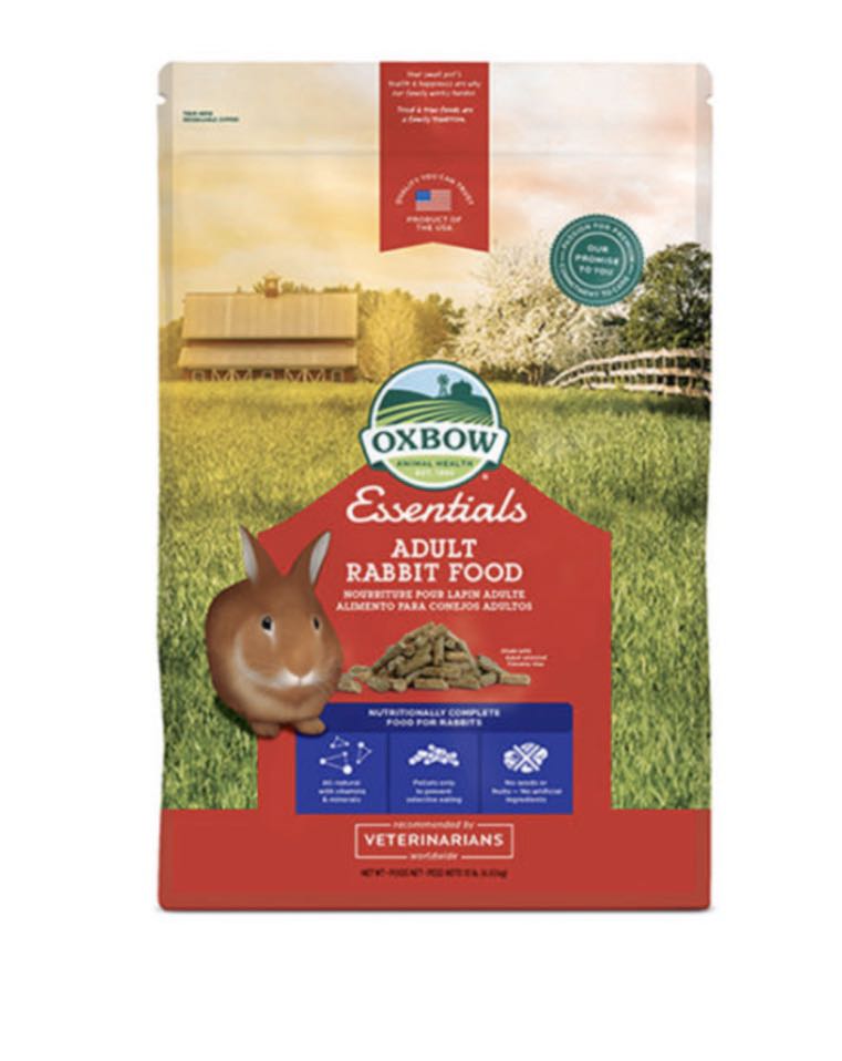 Oxbow pellets (adult rabbit) 10lbs, Pet Supplies, Pet Food on Carousell