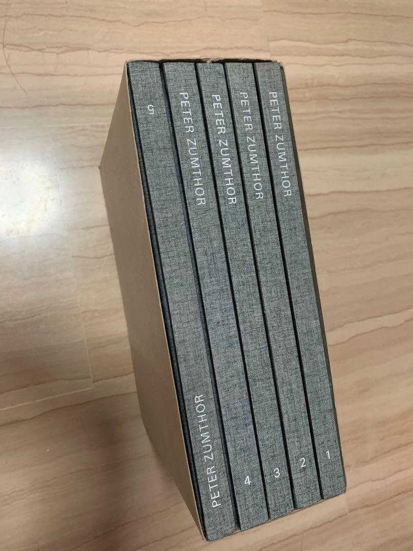 Peter Zumthor 5 volume set , Hobbies & Toys, Books & Magazines, Fiction ...