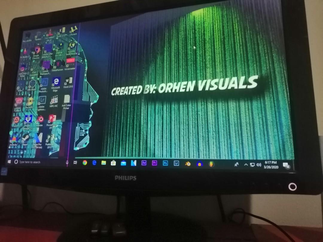 Philips 18.5" Monitor, Computers & Tech, Parts & Accessories, Monitor ...