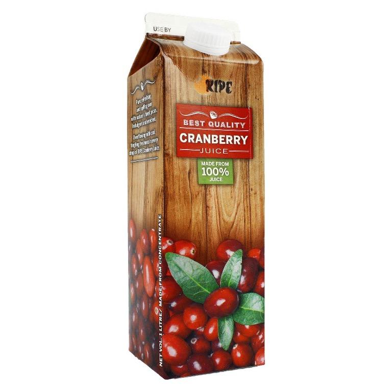 Ripe Fruit Juice 12 x 1L Hot Fill Packs, Food & Drinks, Packaged ...