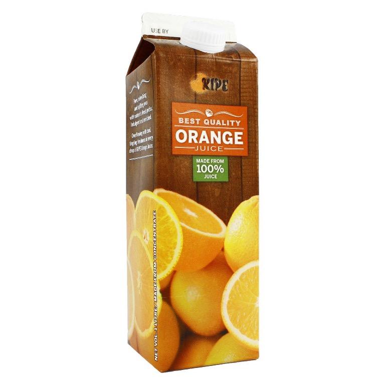 Ripe Fruit Juice 12 x 1L Hot Fill Packs, Food & Drinks, Packaged ...