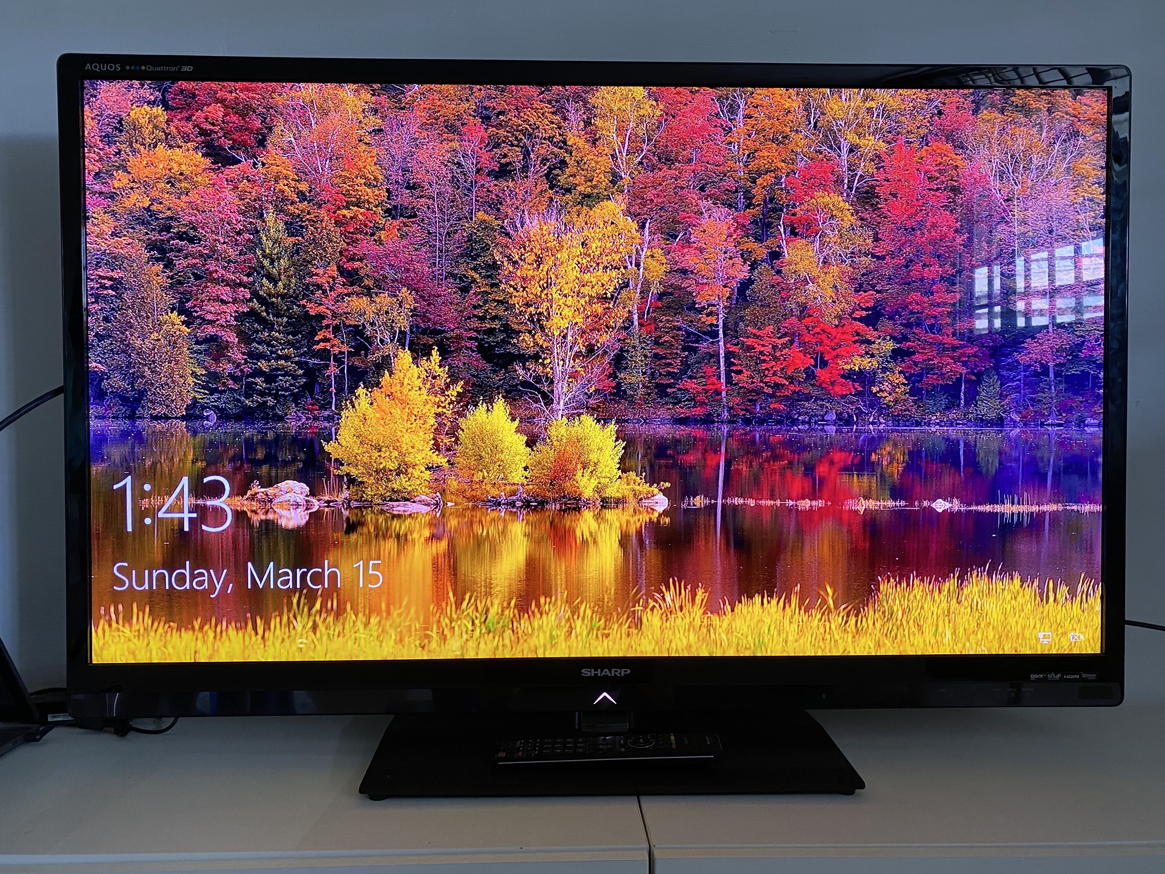 Sharp 52’ FHD 3D non-smart TV, TV & Home Appliances, TV & Entertainment ...