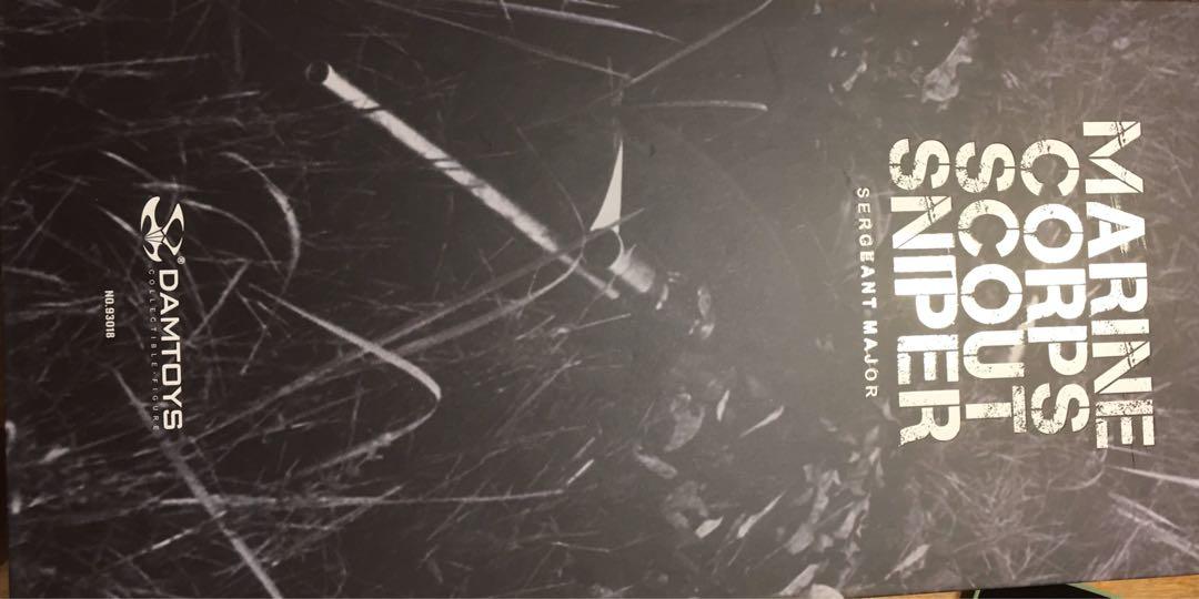 1/6 Scale DAM TOYS Marine Corps Scout Sniper Sergeant Major Tom ...