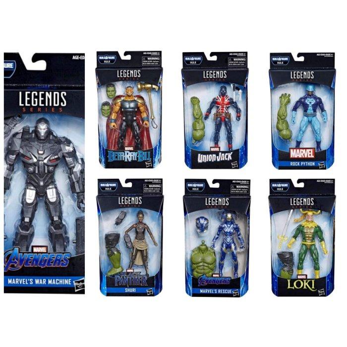 【全新】 Avengers: Endgame Marvel Legends series (Hulk BAF) Set of 7 - Wave ...