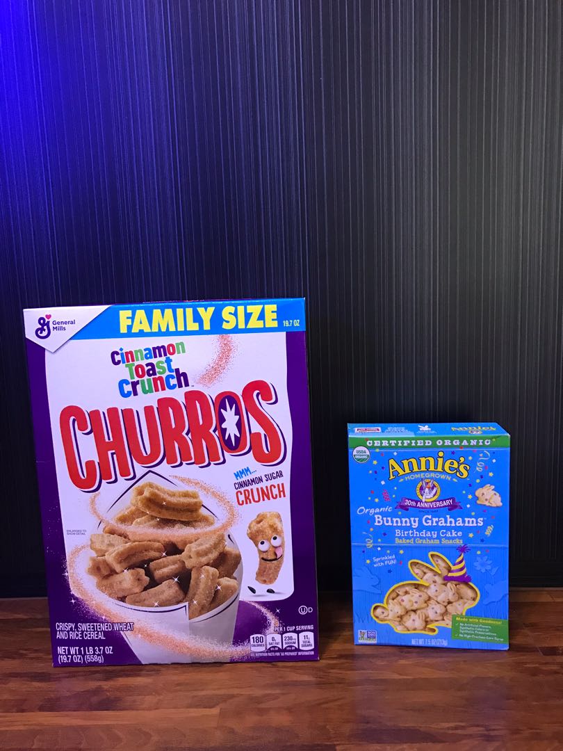 Cinnamon Toast Crunch Churros & Bunny Grahams, Food & Drinks, Homemade ...