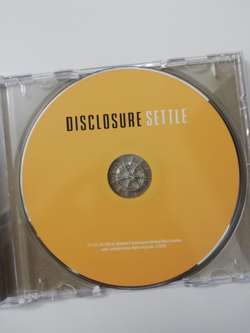 disclosure settle cd