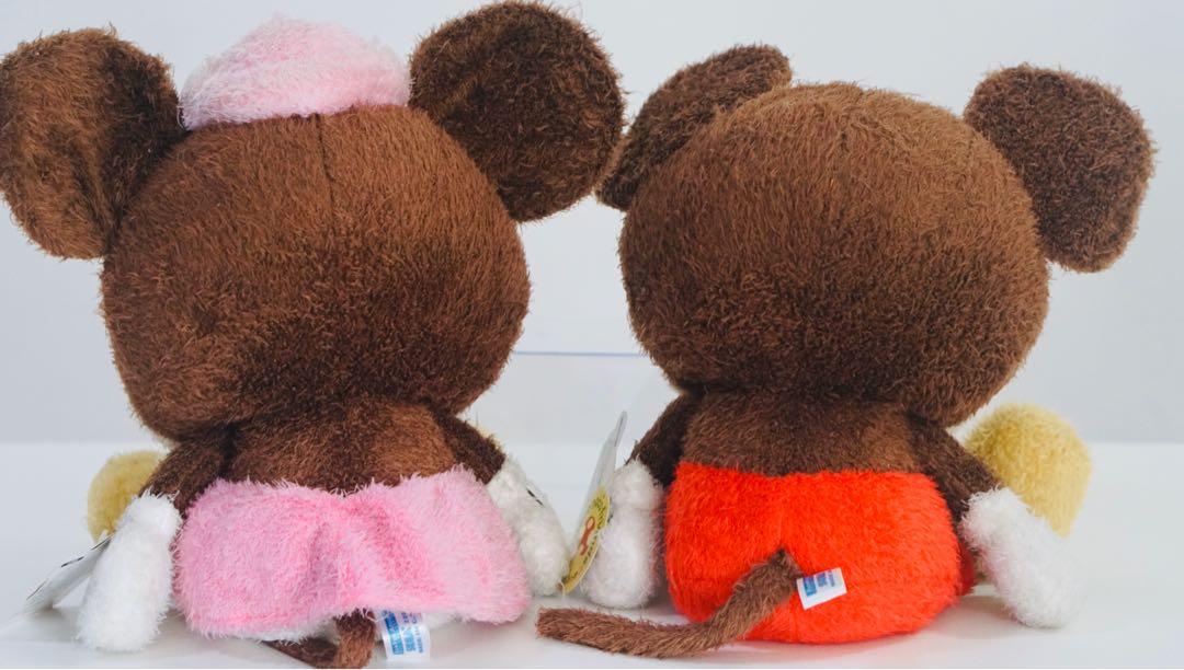 Disney Characters - Mickey and Minnie Mouse Noco Noco Soft Toy Pair, Hobbies & Toys, Toys ...