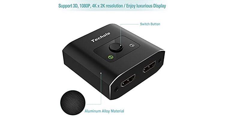 HDMI Switch 4K HDMI Splitter-Techole Aluminum Bi-Directional, Computers & Tech, Parts ...