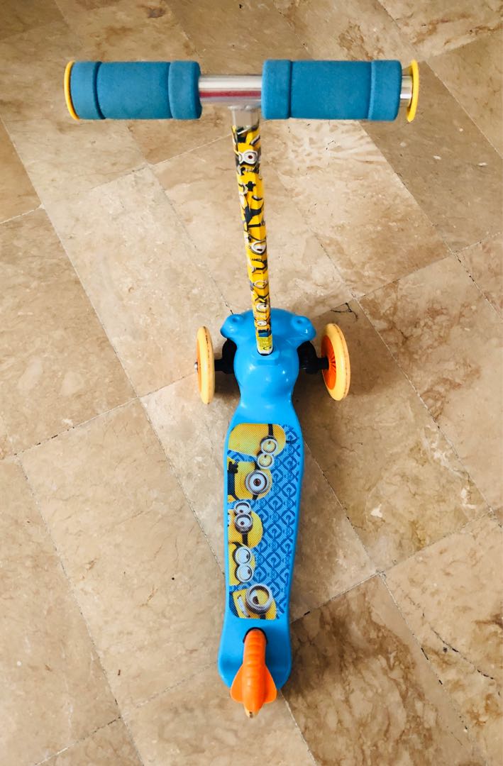 Minion Scooter for kids, Babies & Kids, Infant Playtime on Carousell