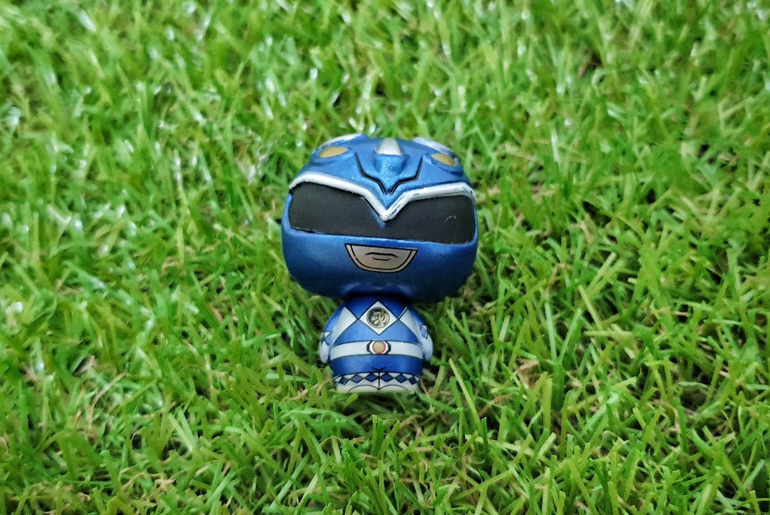 Power rangers Blue Ranger Pint Size (metallic), Hobbies & Toys ...