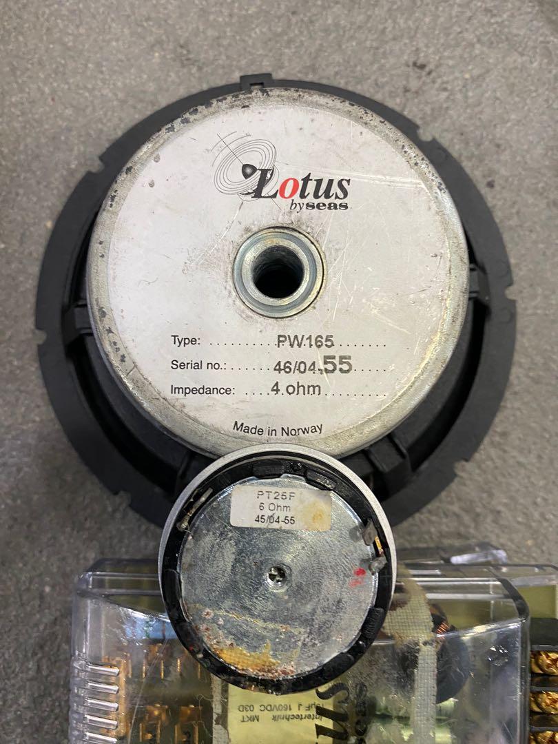 Seas lotus performance component speakers with passive crossover, Car ...