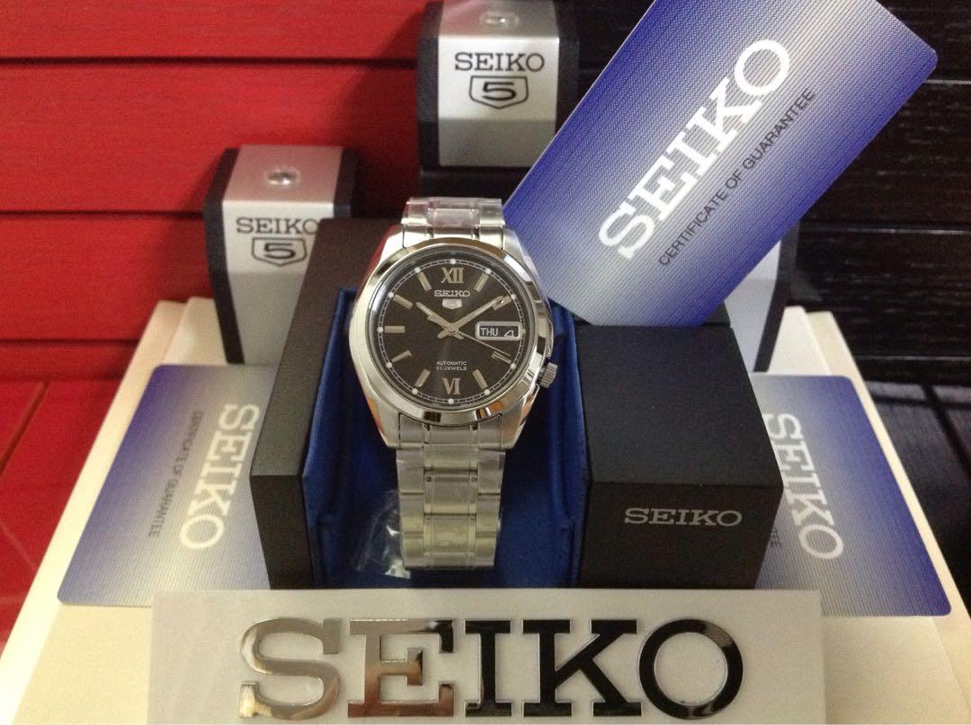 Seiko 5 SNKL55 Automatic Steel Watch SNKL55K1 Brand New, Men's Fashion ...