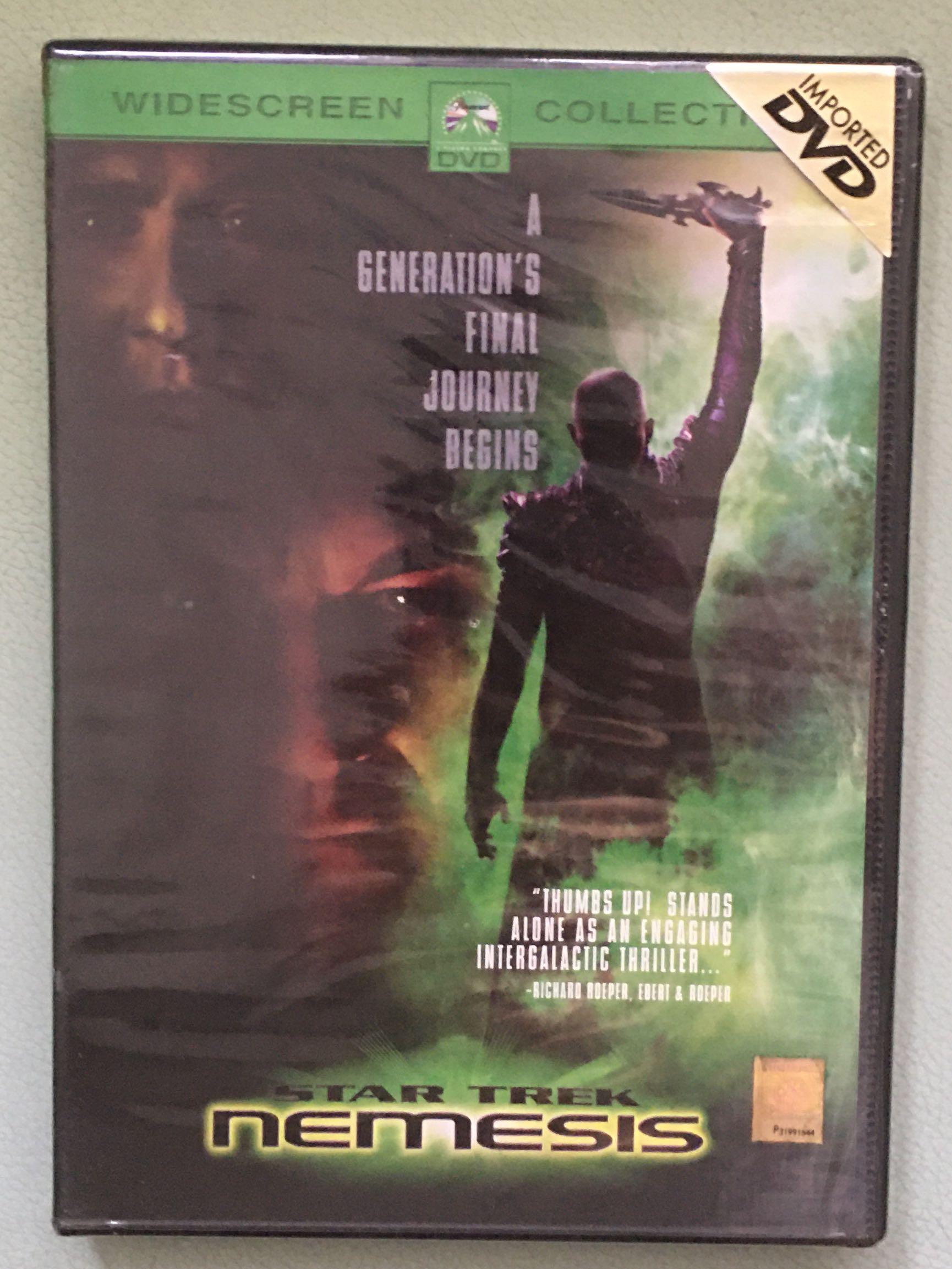 STAR TREK: NEMESIS, Patrick Stewart, Brand new DVD, Hobbies & Toys ...