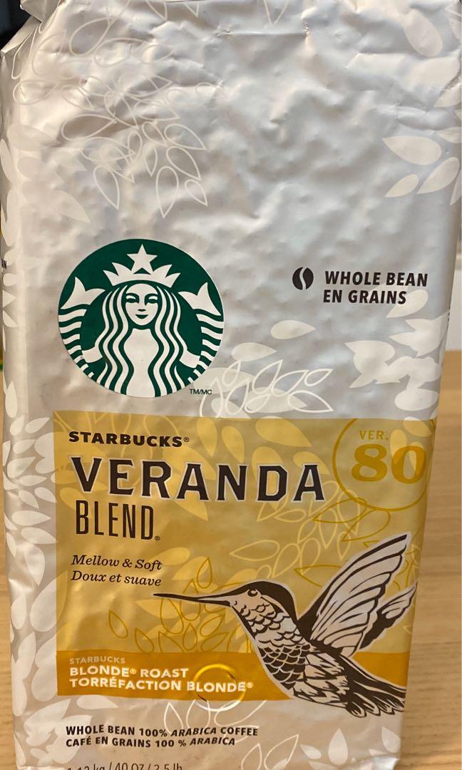 Starbucks Veranda Blend Whole Bean Coffee 星巴克黃金烘焙咖啡豆, 嘢食 & 嘢飲, 飲料 ...