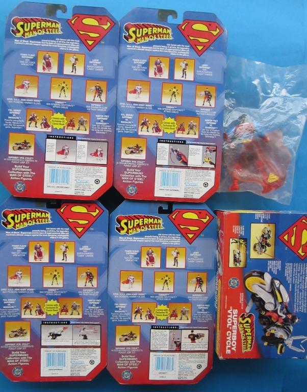 Superman Man Of Steel POWER FLIGHT SUPERMAN,LASER,STEEL,SUPERBOY VTOL ...