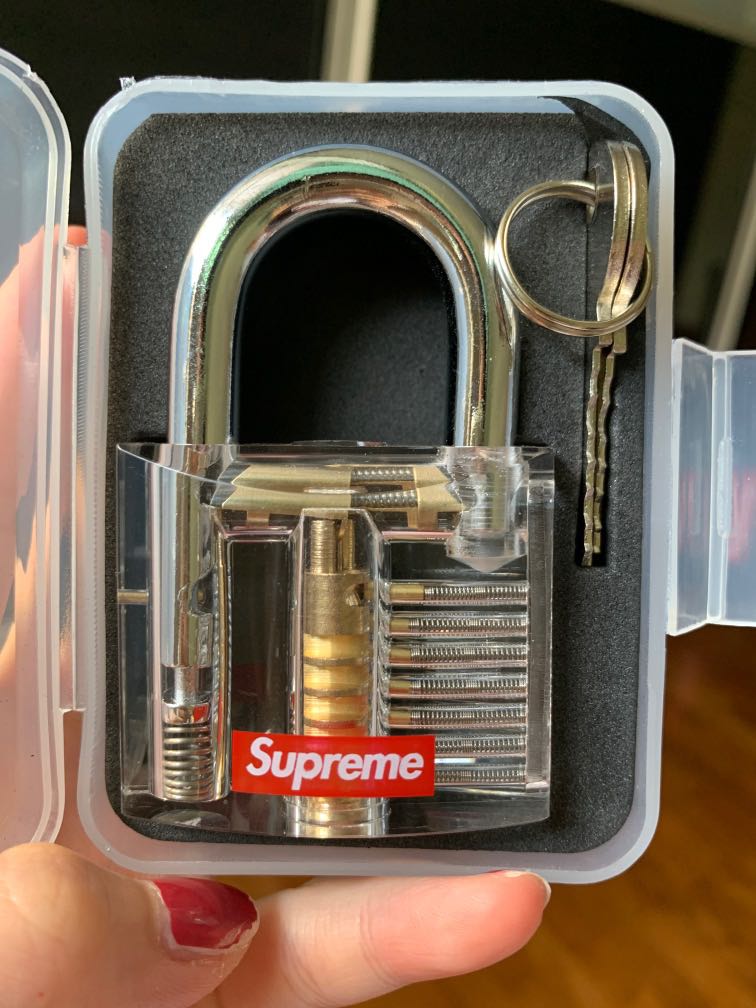 Supreme Transparent Lock, Men's Fashion, Bags, Belt bags, Clutches and ...