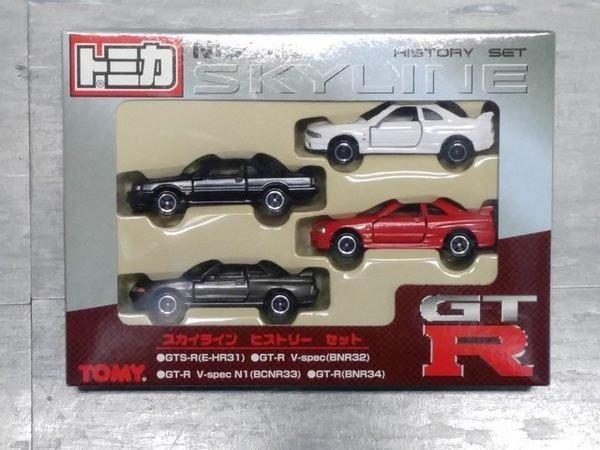 【米舖TOY】 全新 TAKARA TOMY TOMICA Nissan Skyline History Set GTR R31 R32 ...