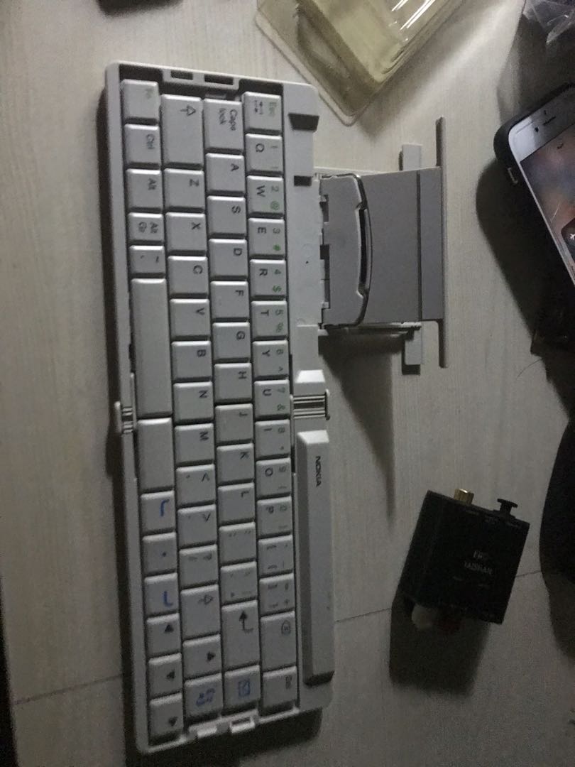 VINTAGE NOKIA FOLDABLE KEYBOARD COMPACT BLUETOOTH, Audio, Portable ...