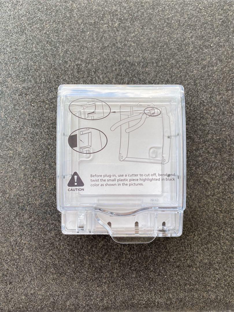 WTS IP55 Weatherproof Single Gang Socket Cover, TV & Home Appliances ...