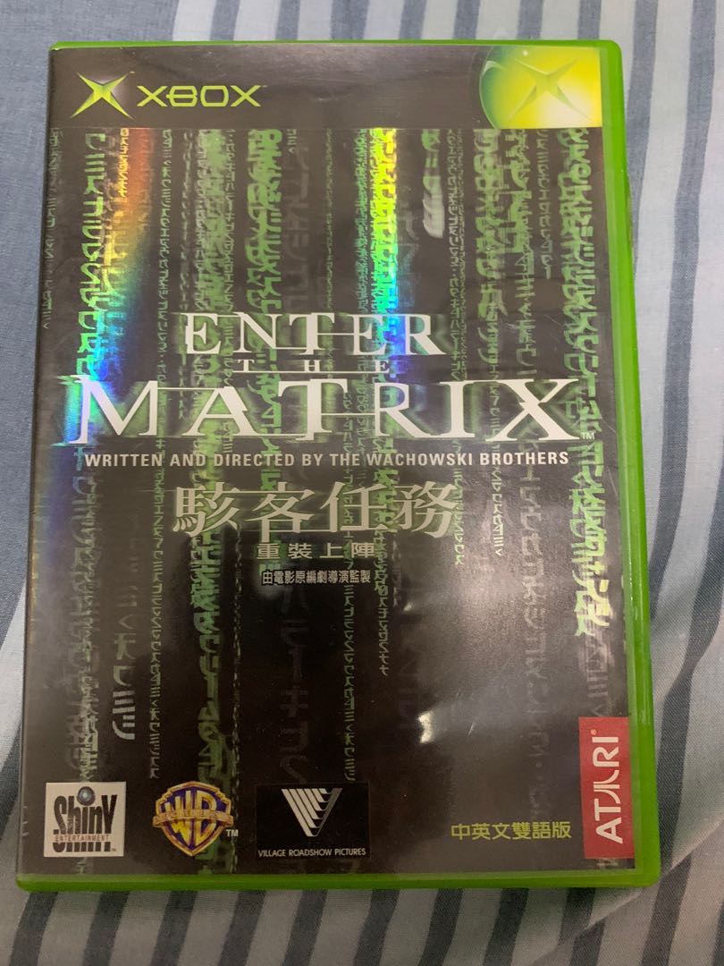 X BOX Enter the Matrix 駭客任務：重裝上陣 中英版 Chinese & English Ver., 電子遊戲, 遊戲機 ...
