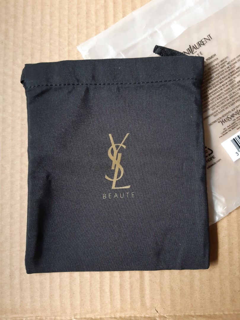 YSL Small Pouch (Black), Women's Fashion, Bags & Wallets, Purses ...