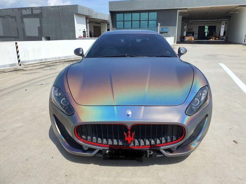 3m Maserati holographic wrap, Car Accessories, Accessories on Carousell