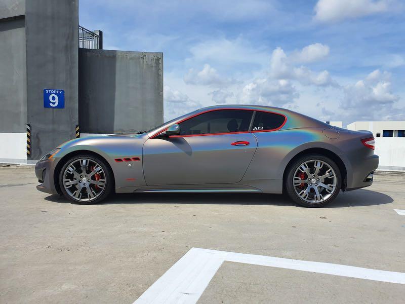 3m Maserati holographic wrap, Car Accessories, Accessories on Carousell
