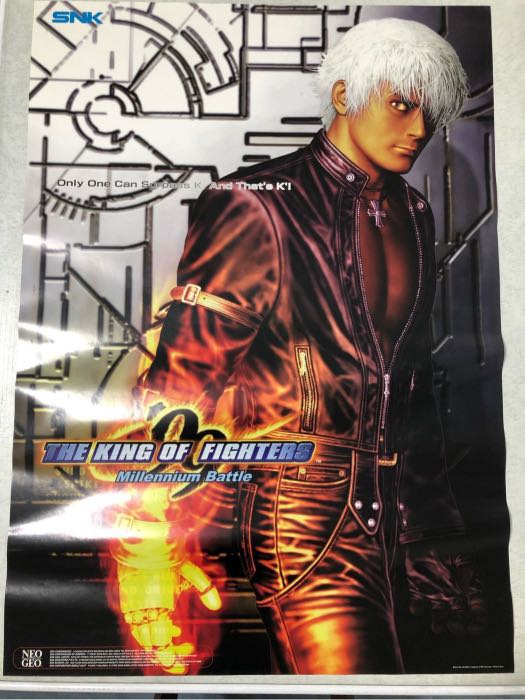 （經典絕版 海報系列）懷舊絕版 珍藏多年 KOF拳王 SNK街機 原裝大海報系列 拳皇KOF 99, 興趣及遊戲, 玩具 & 遊戲類 ...