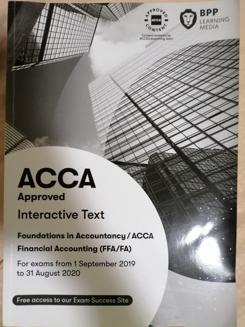 ACCA F3/FFA interactive text, Hobbies & Toys, Books & Magazines ...