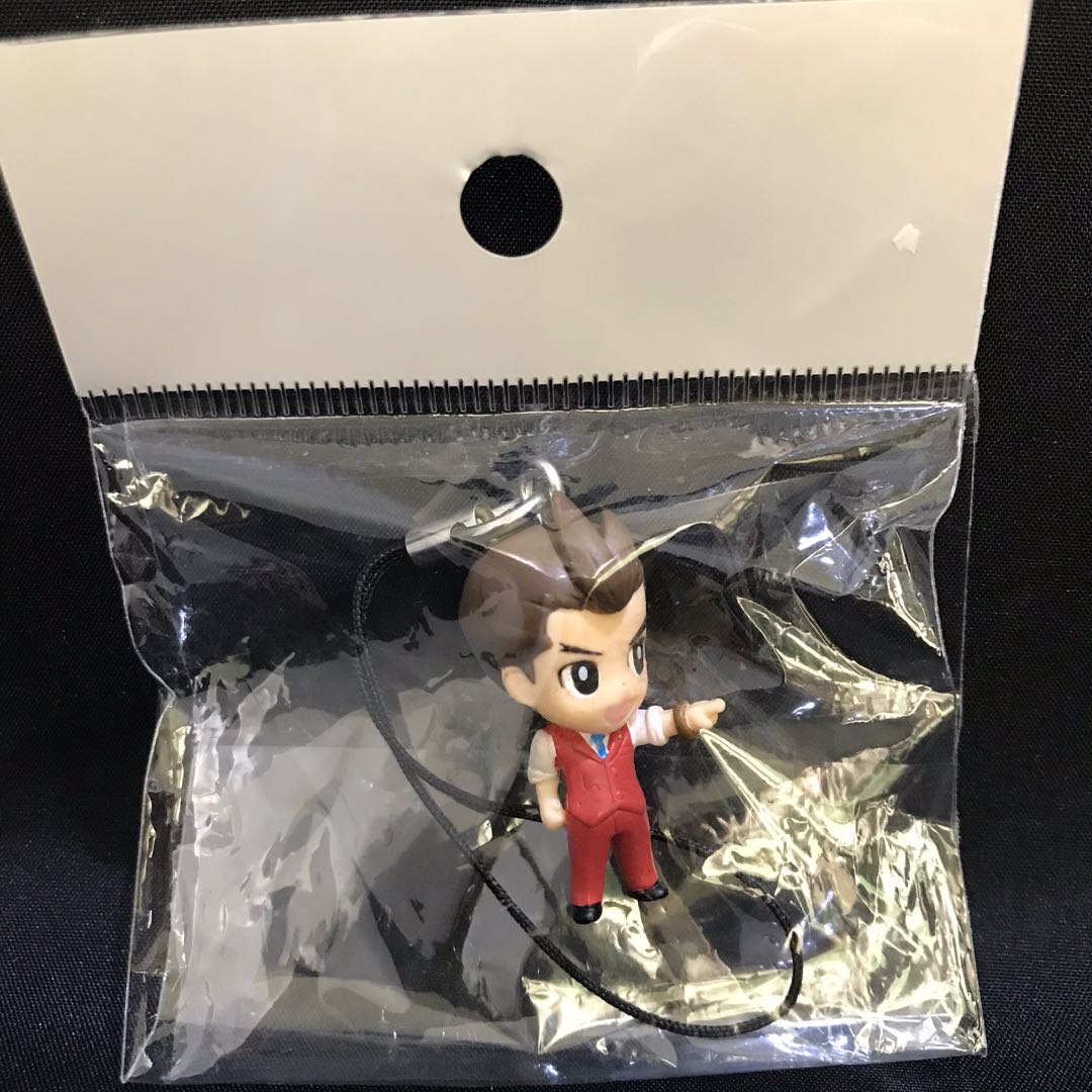 Ace Attorney Figure Strap Apollo Justice (2 pieces available), Hobbies ...