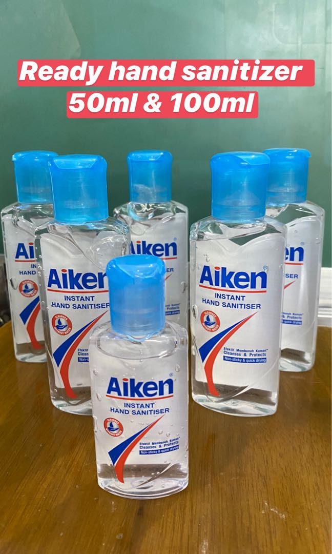 Aiken hand sanitizer, Kesehatan & Kecantikan, Kulit, Sabun & Tubuh di ...