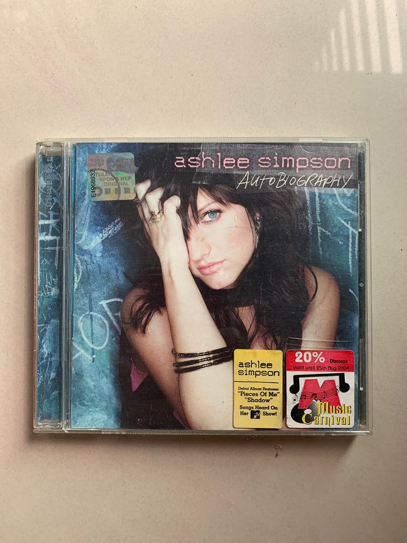Ashlee Simpson Autobiography music CD album, Hobbies & Toys, Music ...