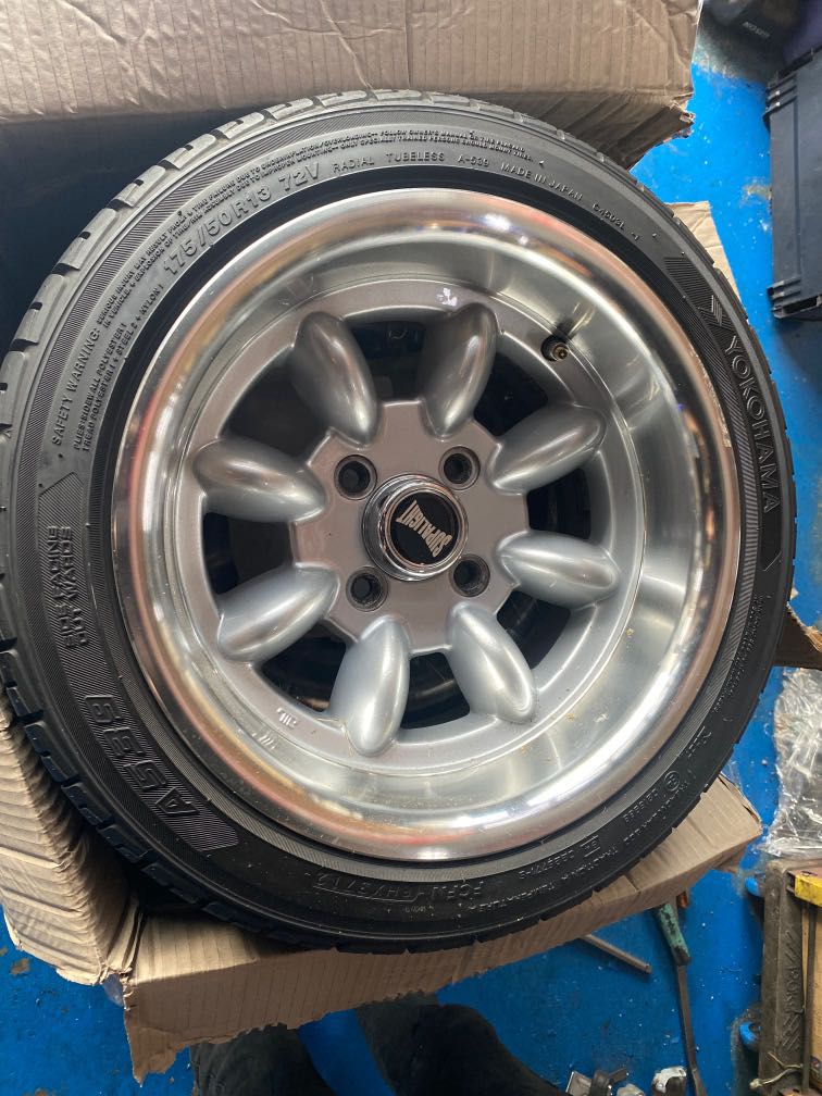 Austin Mini Supalight wheels 13 x 7, Car Accessories, Tyres & Rims on ...