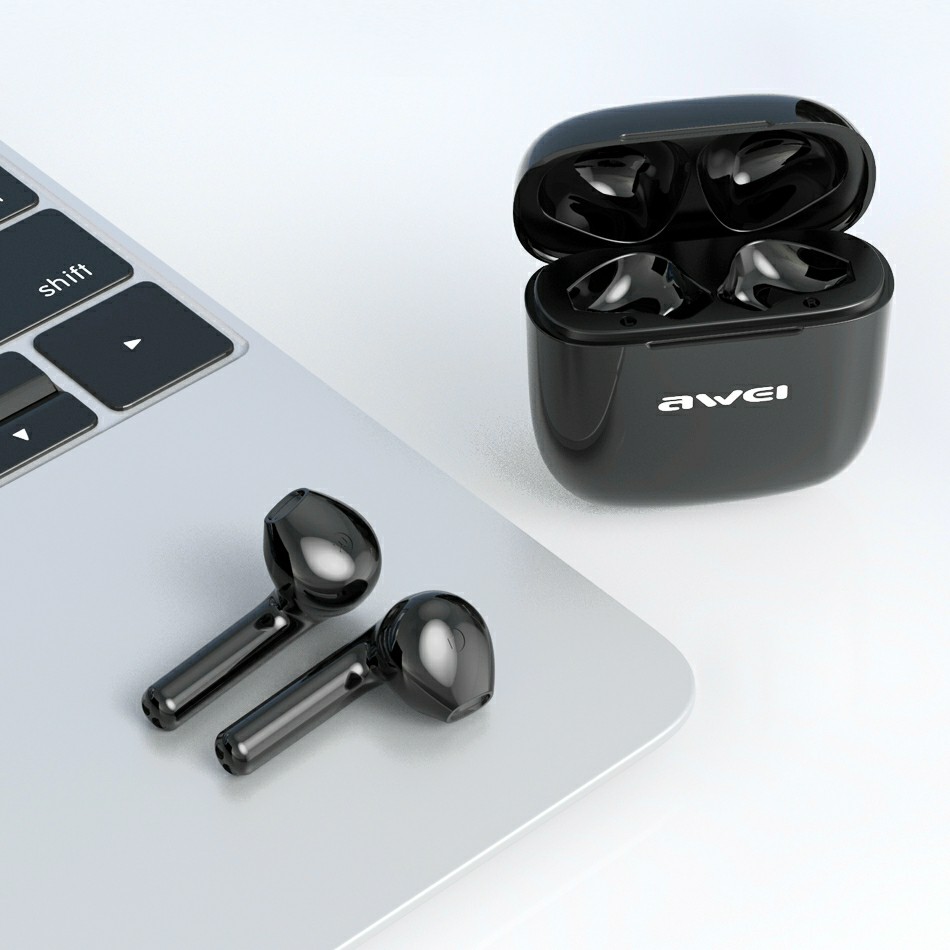 AWEI T26 True Wireless Touch Control Sports Earbuds with Charging Case ...