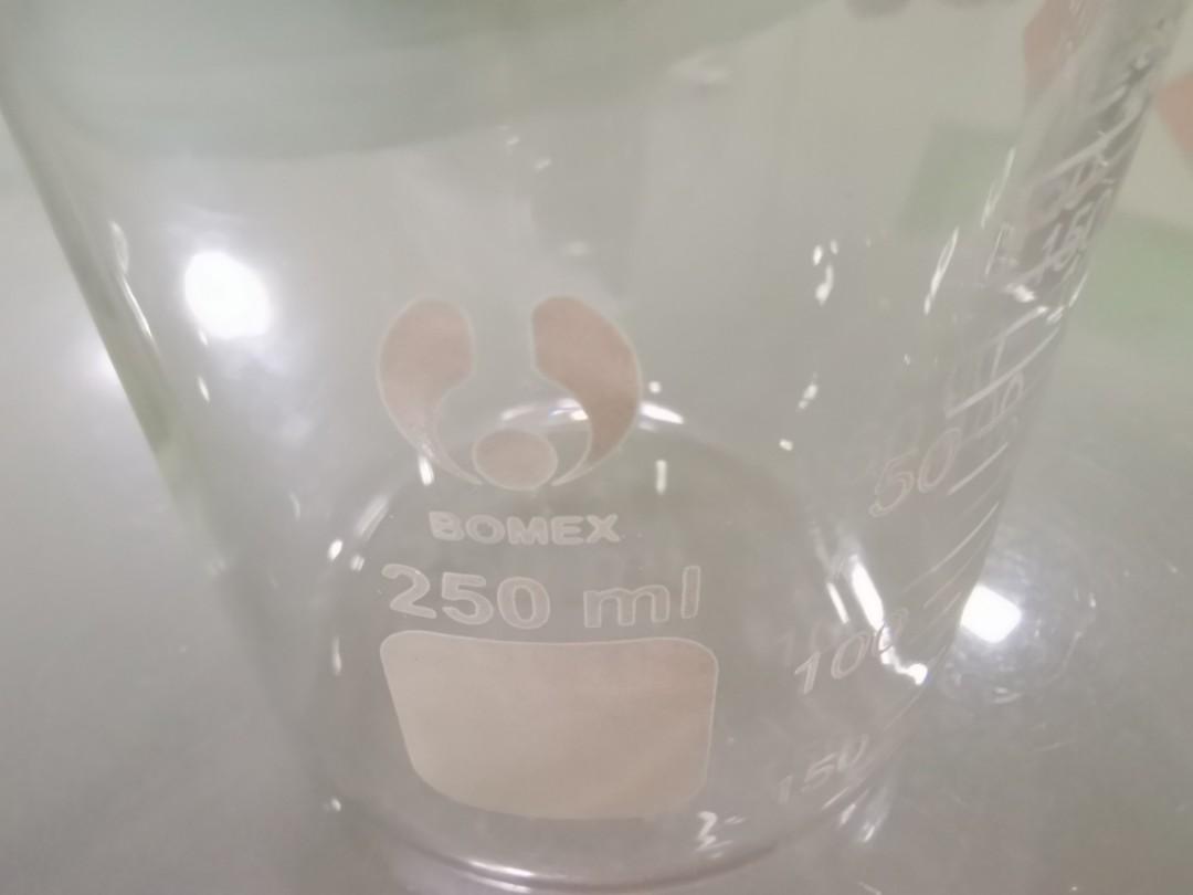Bomex 200 ml laboratory glass beaker (10 pieces), Furniture & Home ...