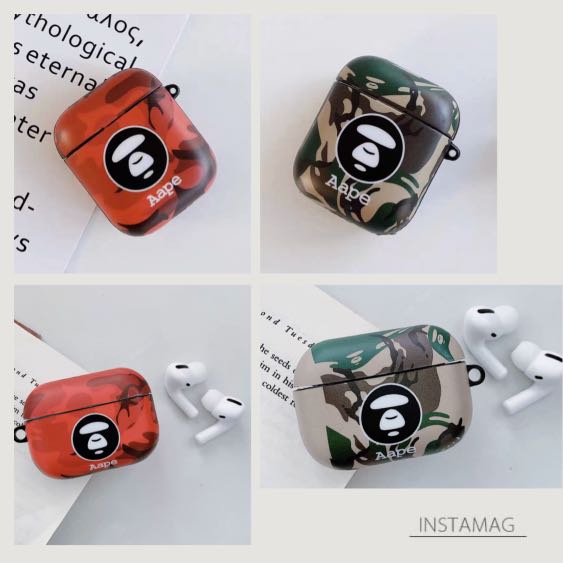 BRAND NEW INSTOCK AIRPODS CASE - AAPE BAPE BATHING APE, Mobile Phones ...