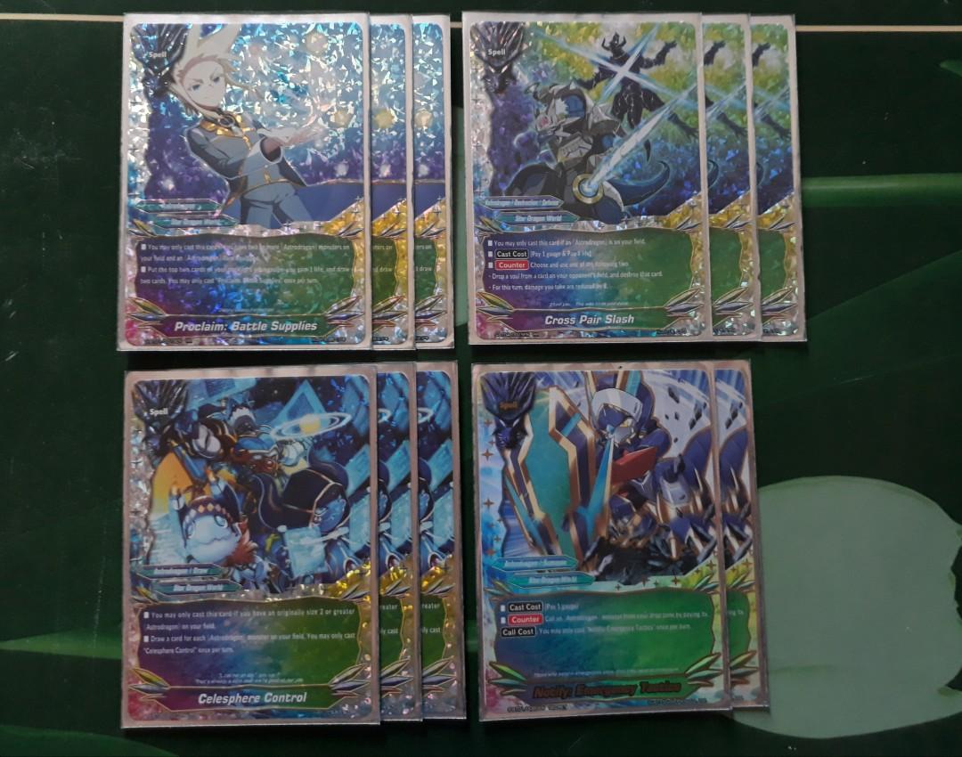 Buddyfight Astrodragon deck, Toys & Games, Board Games & Cards on Carousell