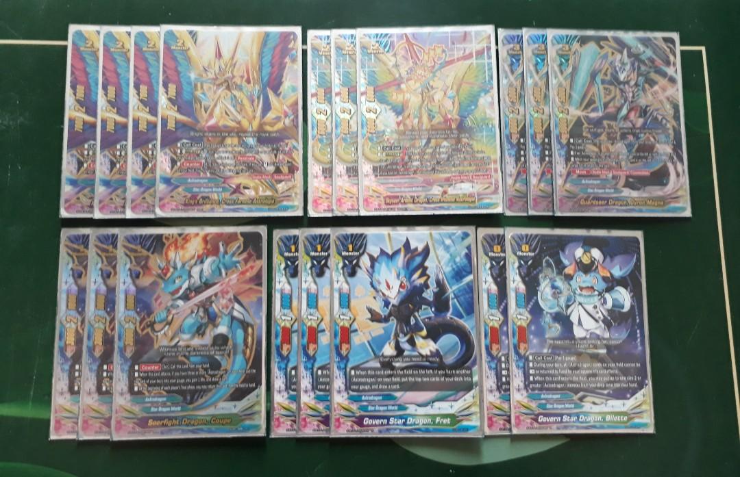 Buddyfight Astrodragon deck, Toys & Games, Board Games & Cards on Carousell
