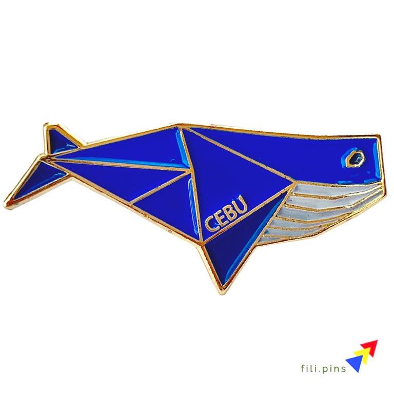 Cebu Whale Shark Fili.Pins Origami-Inspired Enamel Pin, Pet Supplies ...